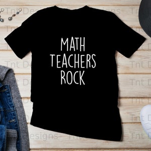 Math Teachers Rock Digital Png File, Instant Download, Funny Math ...