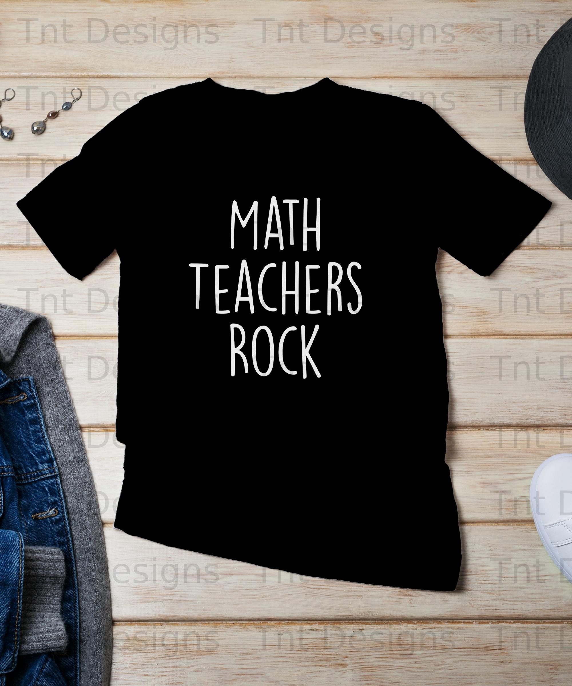 Math Teachers Rock Digital Png File Instant Download Math - Etsy