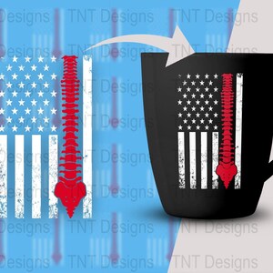 Chiropractor American Flag Digital Png File, Instant Download ...