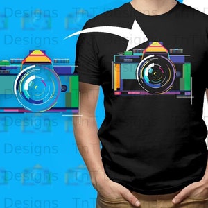 Colorful Camera Digital Png File, Instant Download, Vintage Camera T ...