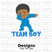 Team Boy Digital Png File Instant Download, Gender Reveal T-shirt ...