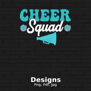 Cheer Squad Digital Png File, Instant Download, Funny Cheerleader T ...
