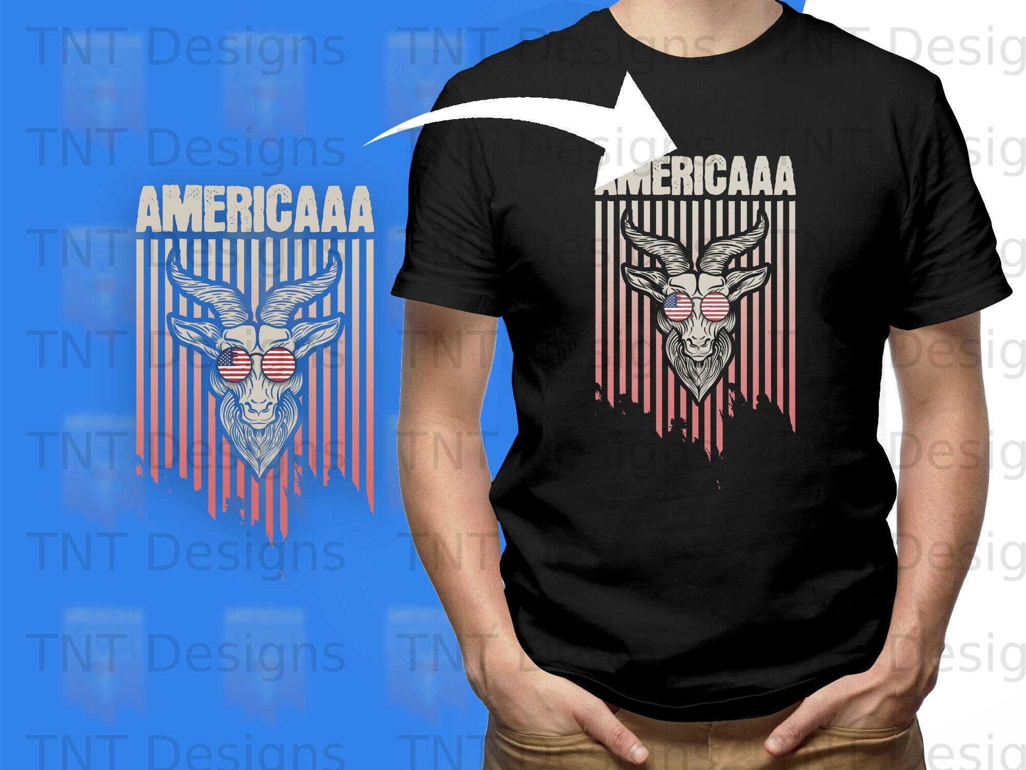 Goat USA Sunglasses Americaaa Digital Png File Download - Etsy