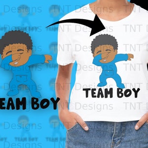 Team Boy Png Digital File Instant Download, Gender Reveal Shirt Png ...