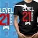 Level 21 Unlocked Digital Png File, Instant Download, 21st Birthday T ...