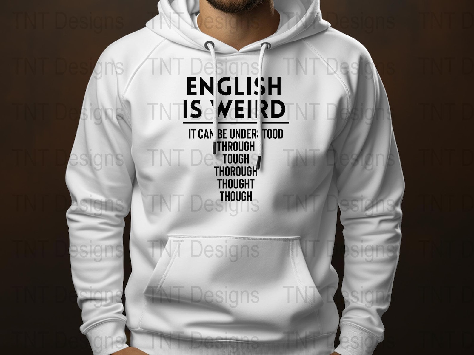 English is Weird Digital Png File, Instant Download, Funny Grammar T ...