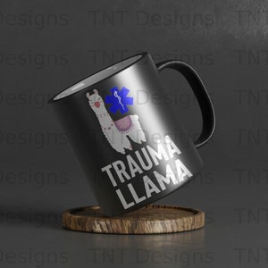 Trauma Llama Digital Png File, Instant Download, Paramedic T-shirt ...