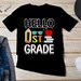 Hello 1st Grade Digital Png File, Instant Download, First Day of School ...