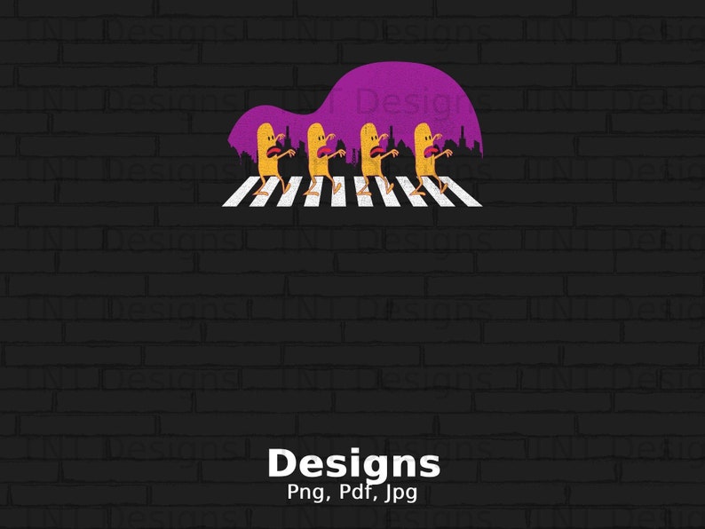 Aliens Crossing the Road Digital PNG File Instant Download - Etsy