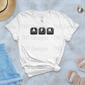 AFK, Away From Keyboard Digital Png File, Gaming Png, Instant Download ...