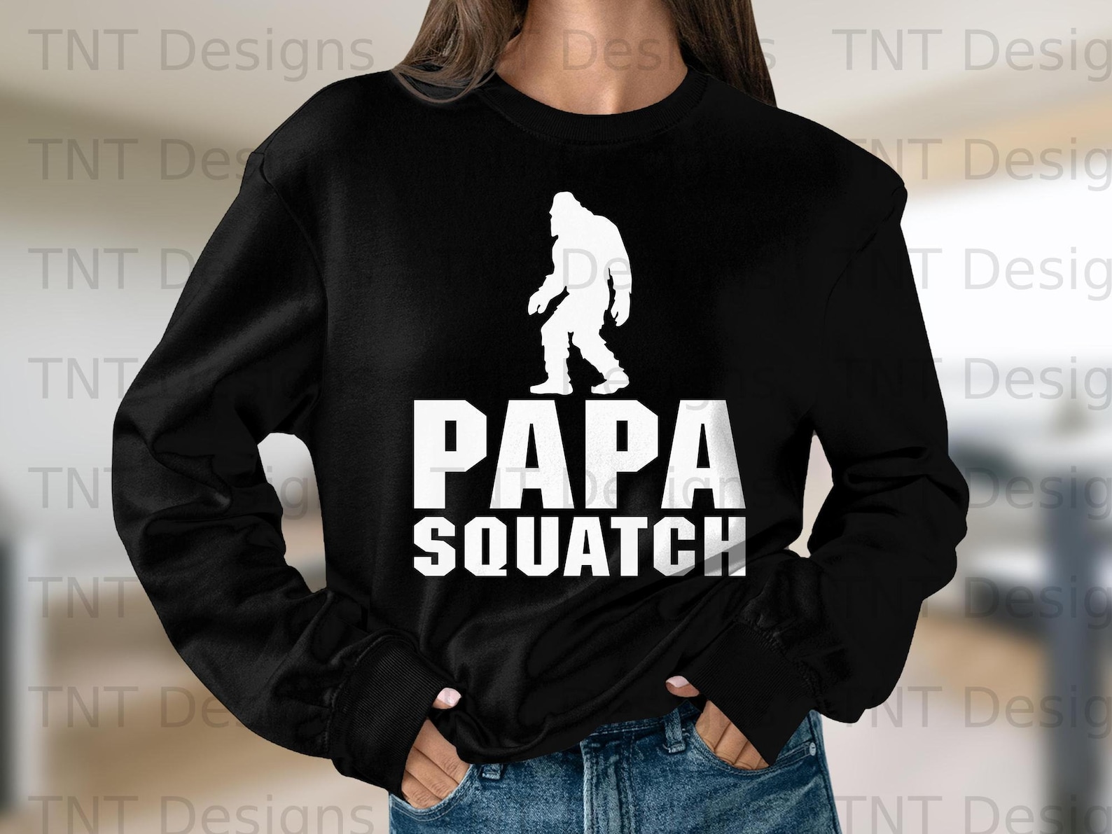 Papa Squatch Digital Png File Instant Download, Funny Bigfoot T-shirt ...