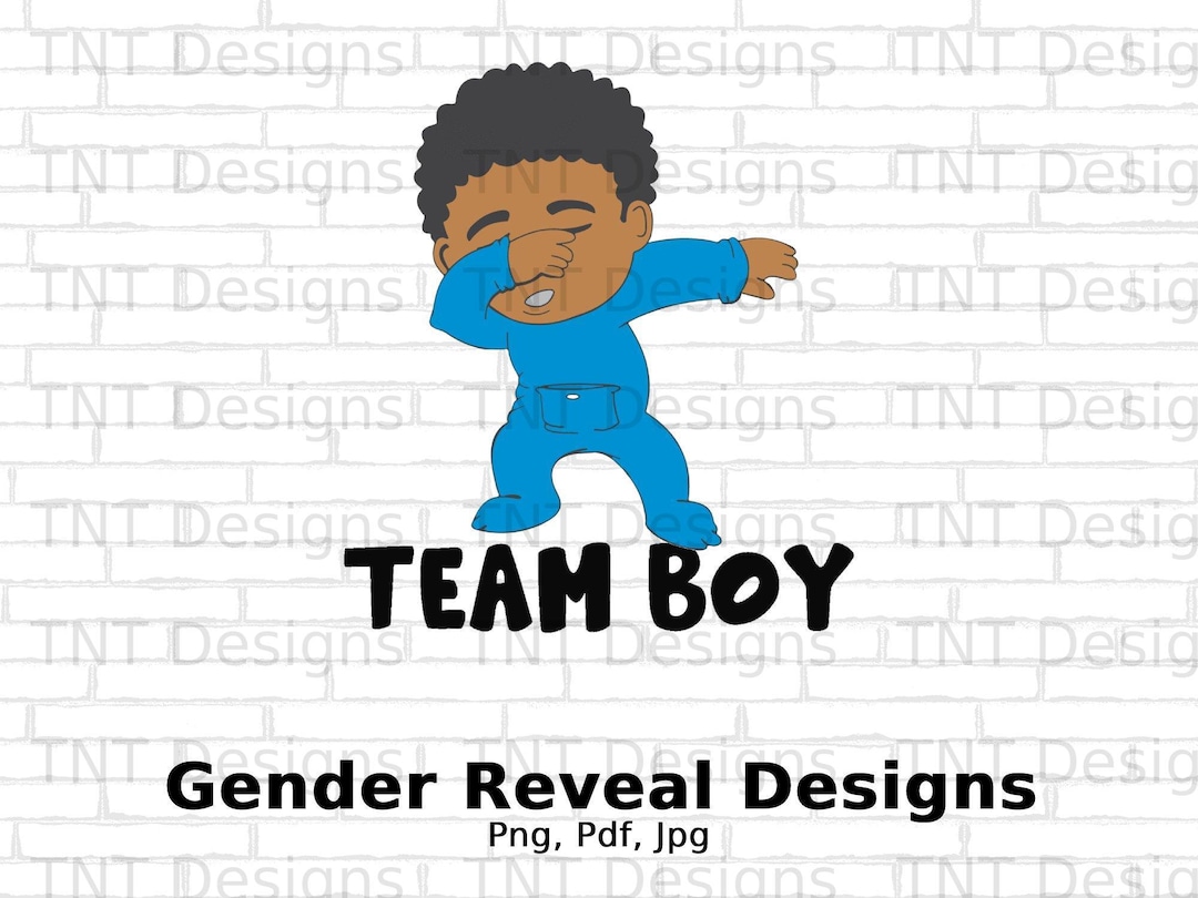 Team Boy Png Digital File Instant Download, Gender Reveal Shirt Png ...