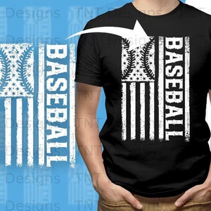 Distressed Baseball USA Flag Digital Png File, Instant Download ...