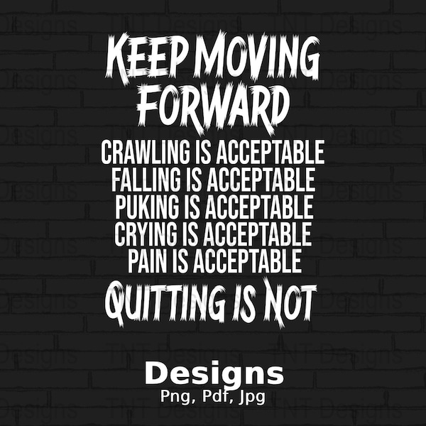 Keep Moving Forward - Etsy