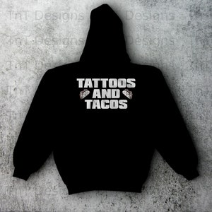 Tattoos and Tacos Digital Png File Instant Download, Inked Mexican Food ...