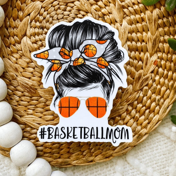 Boy Mom Messy Bun Sticker Decal - Etsy