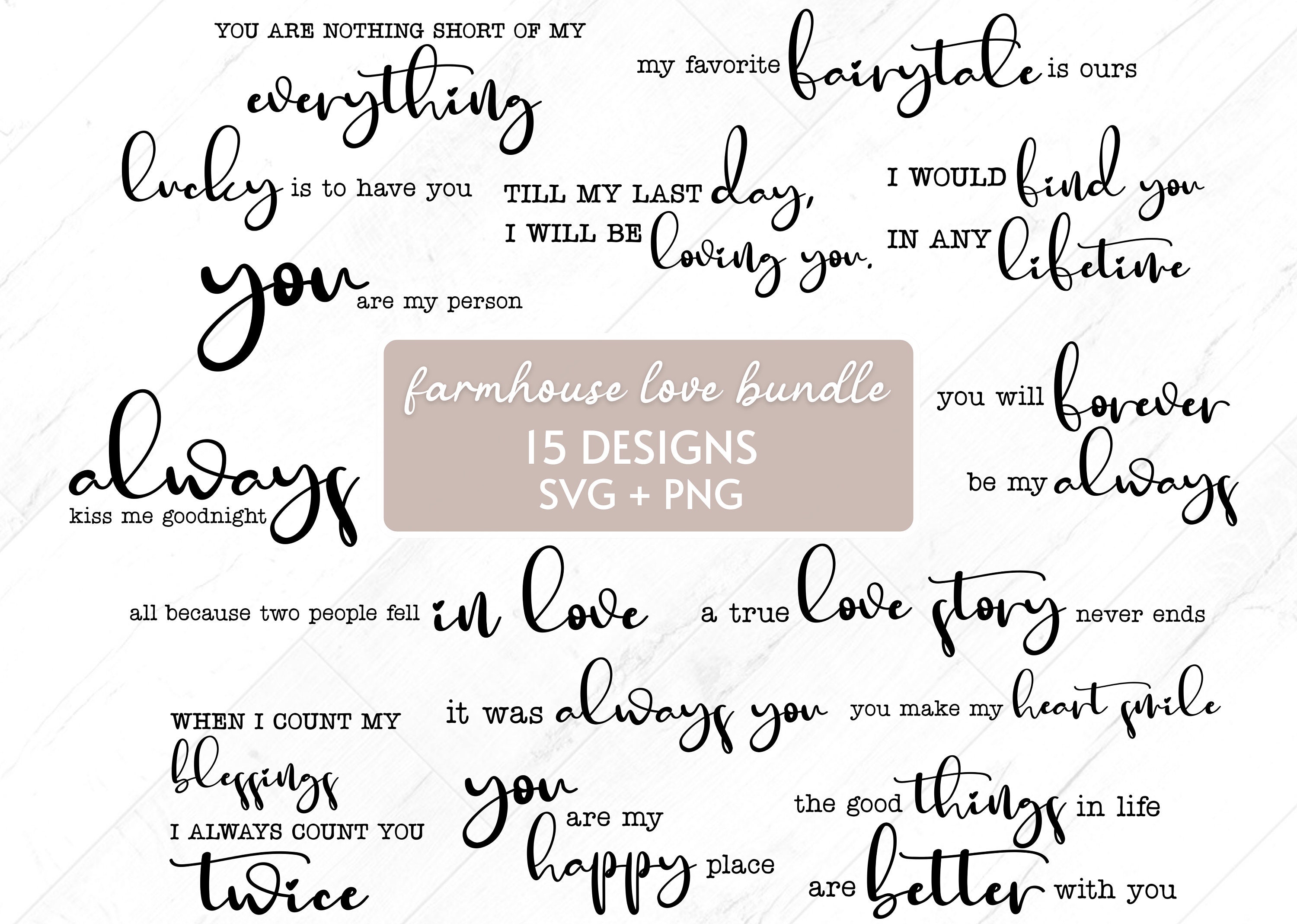 Farmhouse Sign Svg Bundle Rustic Sign Svg Newlyweds Sign - Etsy