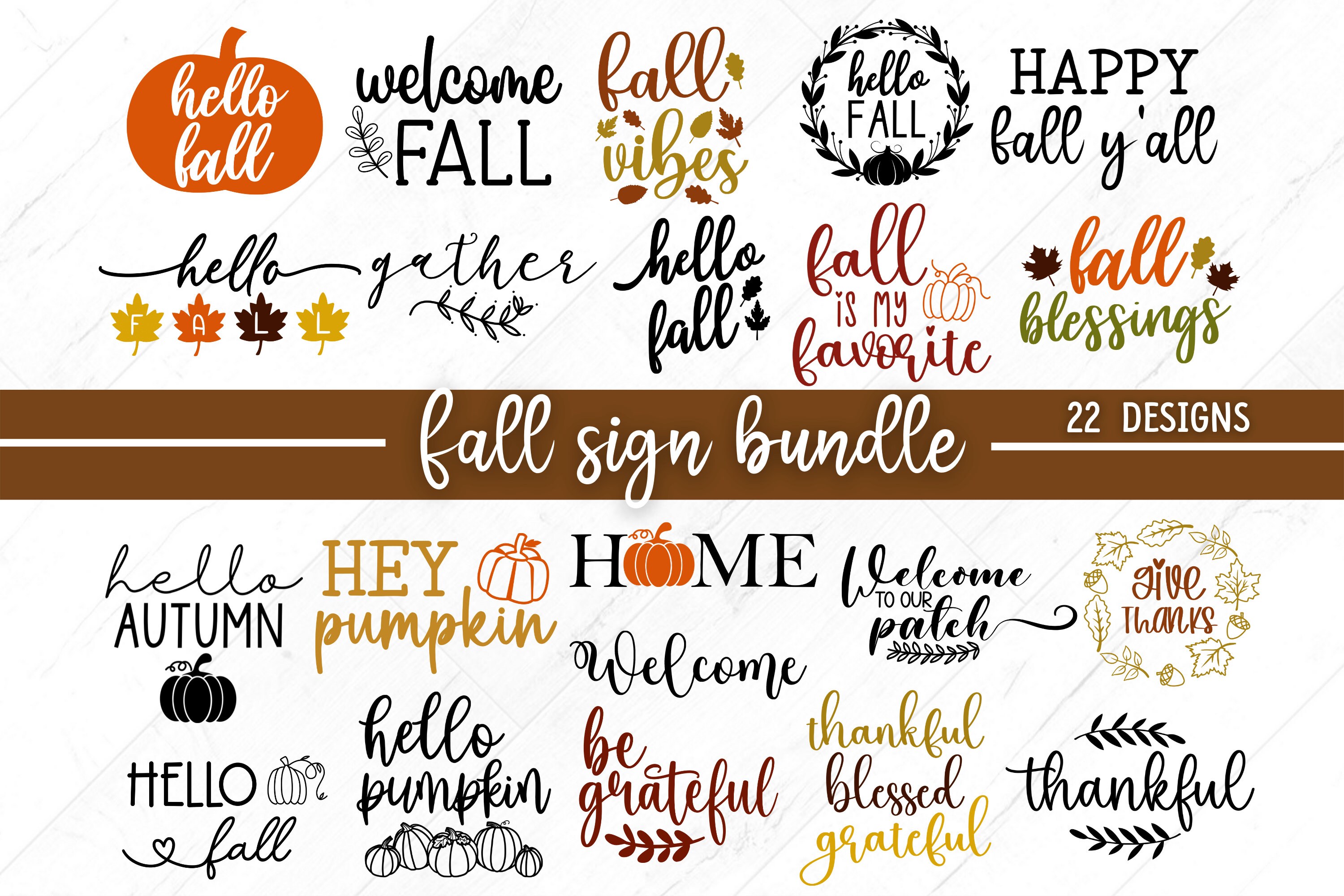 Autumn Svg Fall Svg Bundle Fall Svg Designs Fall Sayings - Etsy Canada