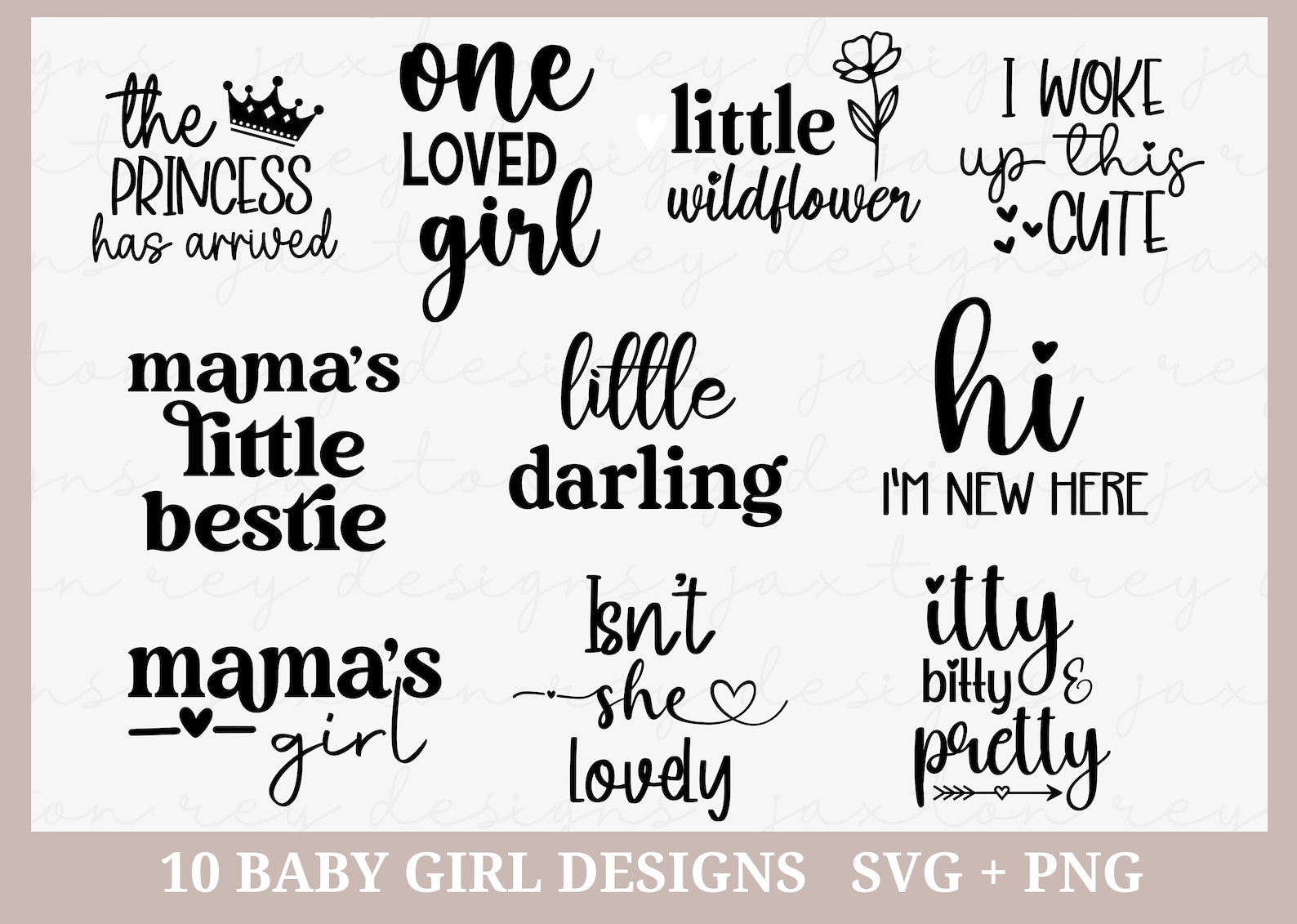 Baby Girl SVG Bundle Baby Onesie Svg Baby Sayings Svg - Etsy