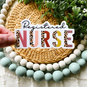 Registered Nurse Sticker Nursing Stickers Nurse Sticker - Etsy