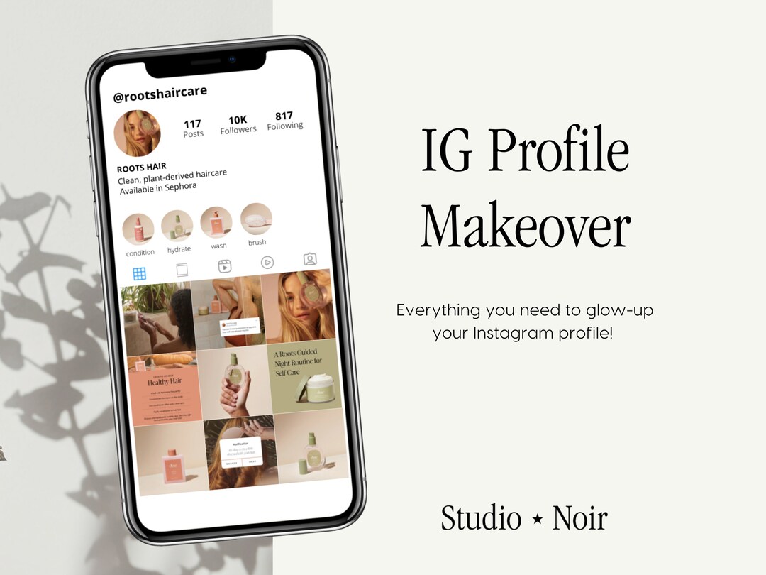 Custom Instagram Profile Makeover | IG Highlights, Reels Covers, Story ...