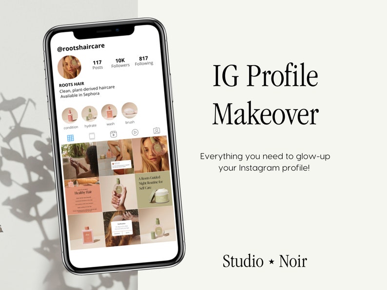 Custom Instagram Profile Makeover | IG Highlights, Reels Covers, Story ...