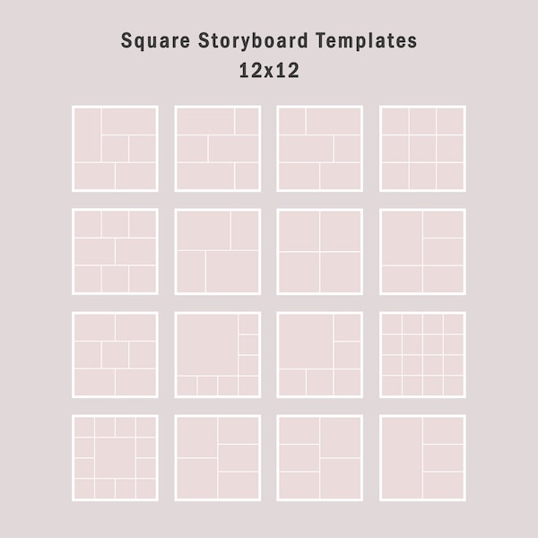 Square Album Template - Etsy