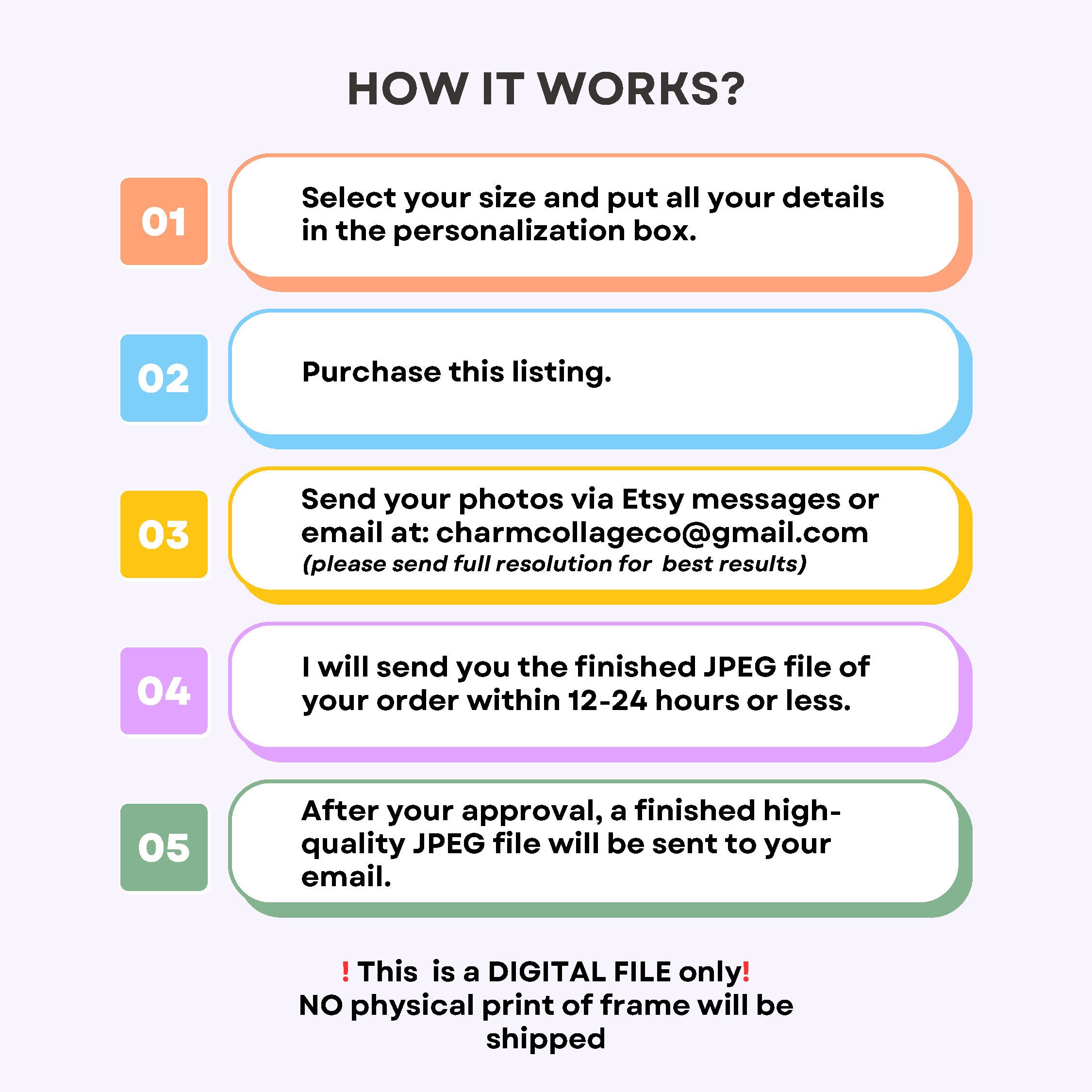 Personalized Love Couple Photo Collage, Custom Photo Collage ...