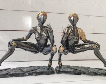 Atomic Heart Robot Twins 2 Figurines Hand Painted - Etsy