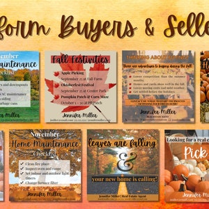 Real Estate Social Media Fall, Real Estate Marketing, Fall Real Estate ...