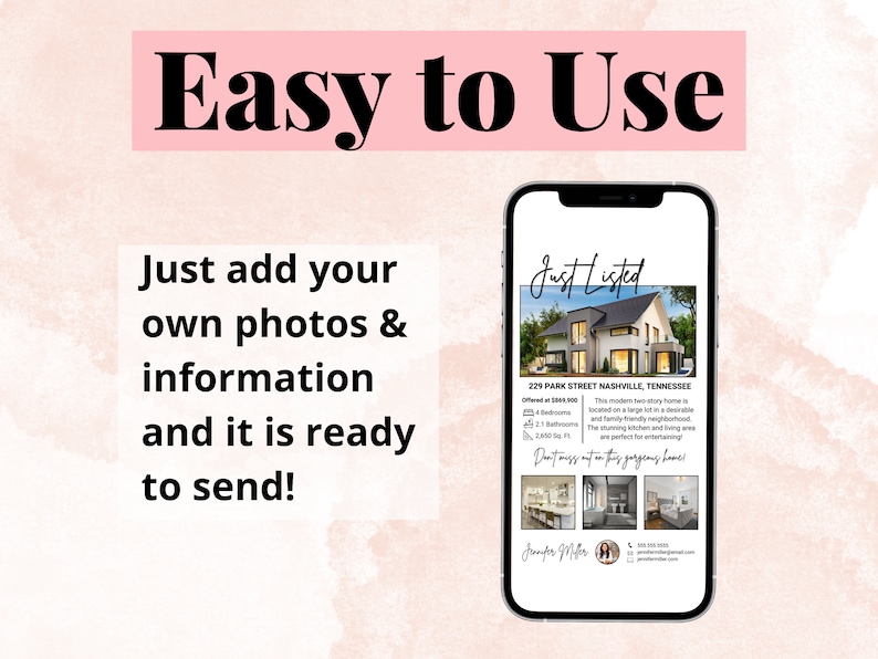 Just Listed, Real Estate Template, Real Estate Marketing, Just Sold ...