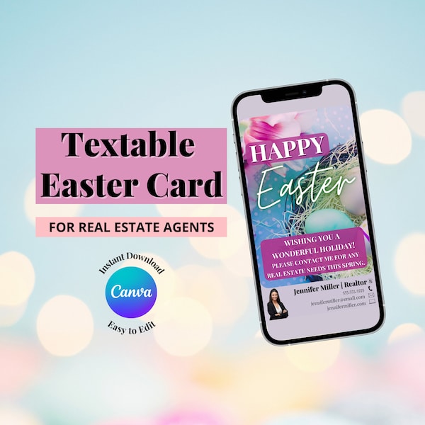 Easter Postcard - Etsy