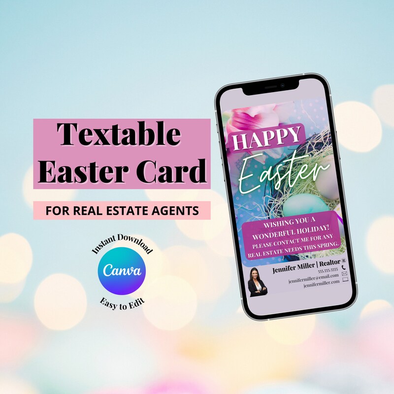 Easter Postcard - Etsy