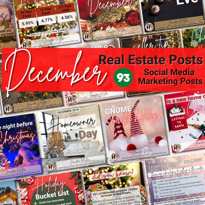 December Realtor Letter - Etsy