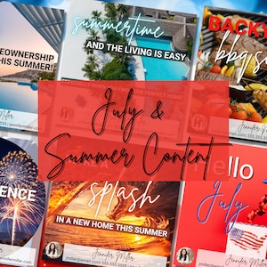July Real Estate Social Media, Real Estate Marketing, Real Estate ...