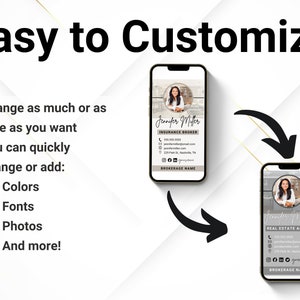 Digital Business Card, Insurance Agent Business Card, Insurance Agent ...