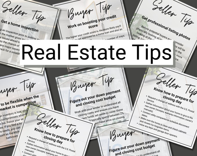 20 Buyer and Seller Tips, Buyer Tips, Seller Tips, Real Estate ...