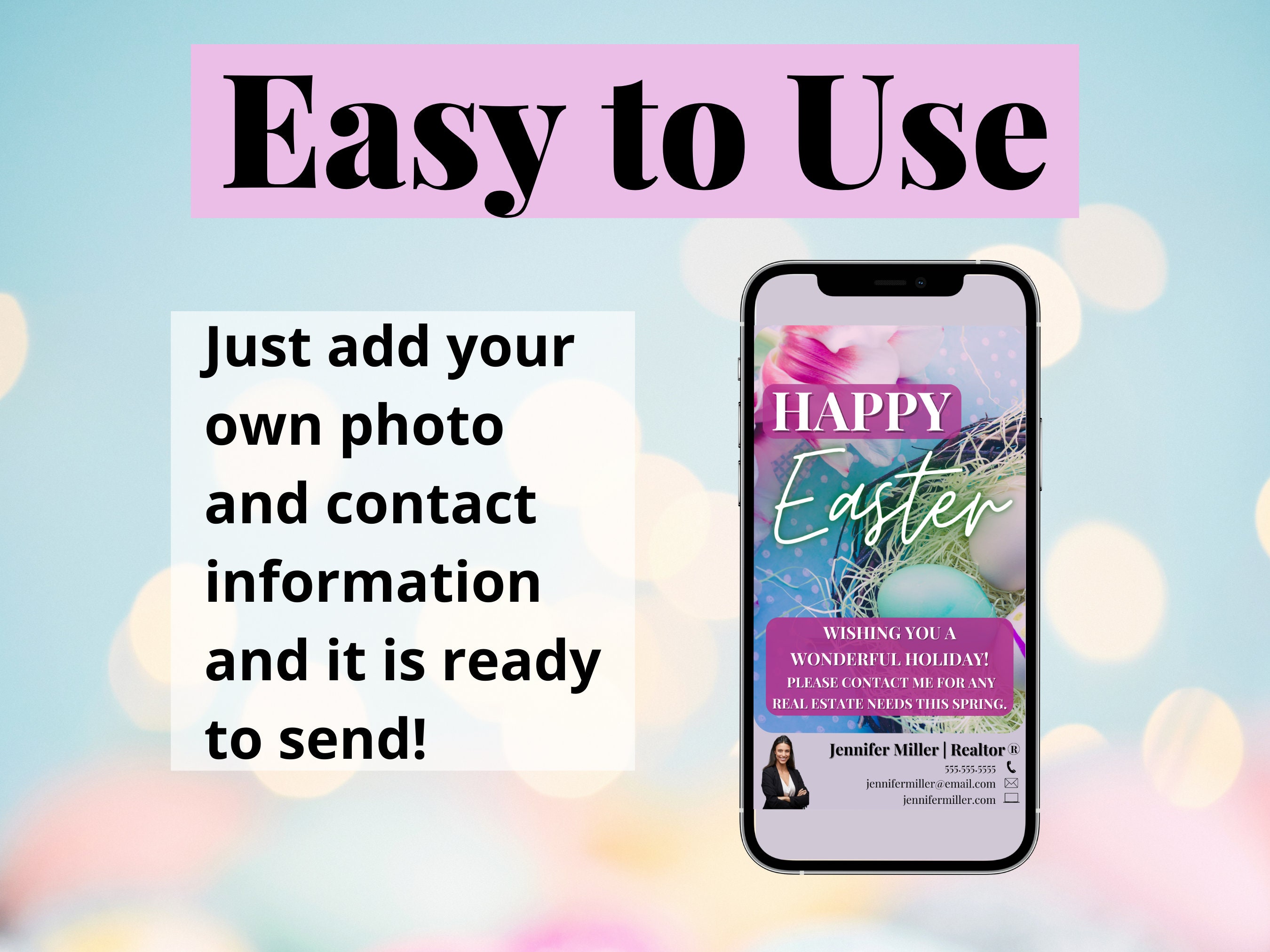 Real Estate Easter, Real Estate Marketing, Easter Real Estate, Realtor ...