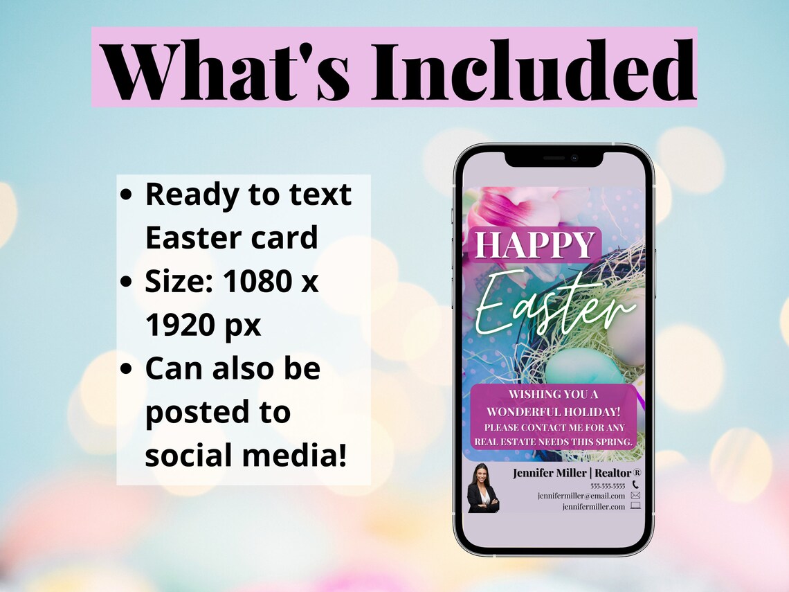 Real Estate Easter, Real Estate Marketing, Easter Real Estate, Realtor ...