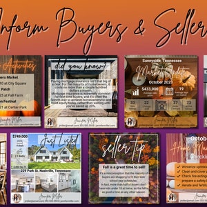 October Real Estate Posts, Real Estate Marketing, Fall Real Estate ...