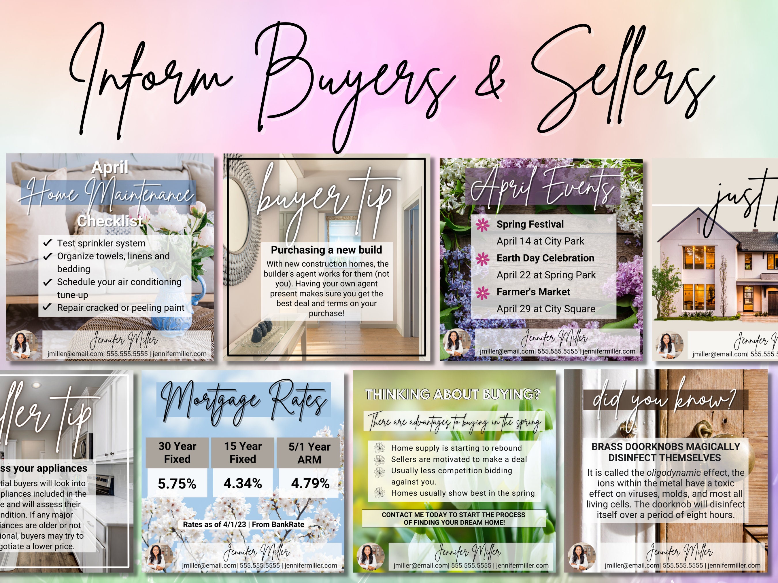 April Real Estate Social Media, Real Estate Marketing, Real Estate ...