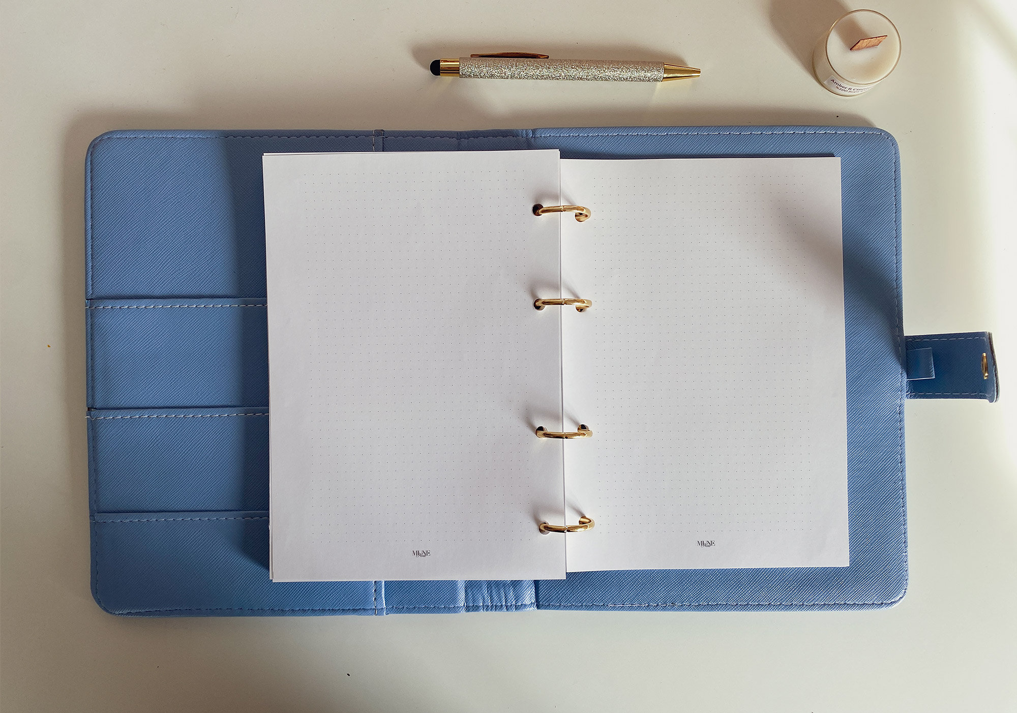 Undated Planner Design, A5 Baby Blue Agenda, Personalised Planner - Etsy