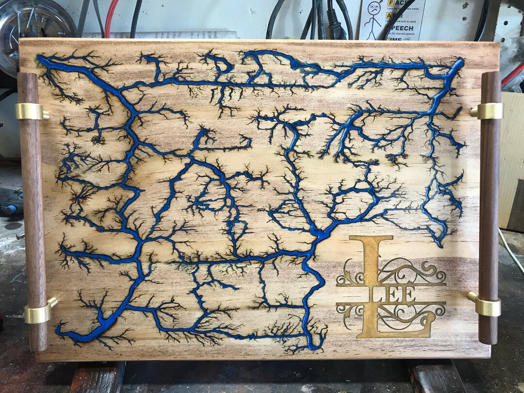 Personalized Fractal Burned Charcuterie Board - Etsy Canada