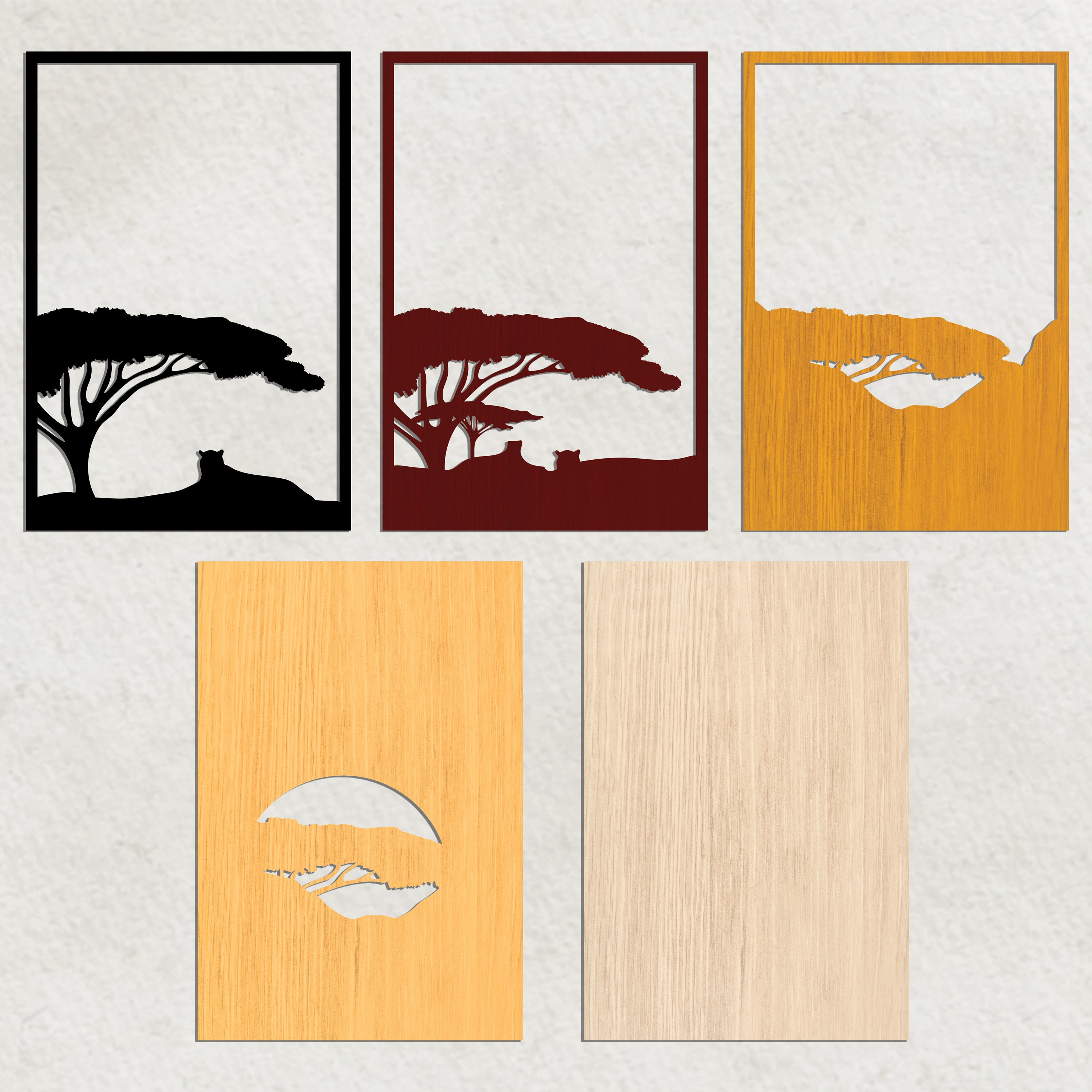 Digital File 5 Layer Laser Cut Files DXF SVG Multi-layer - Etsy