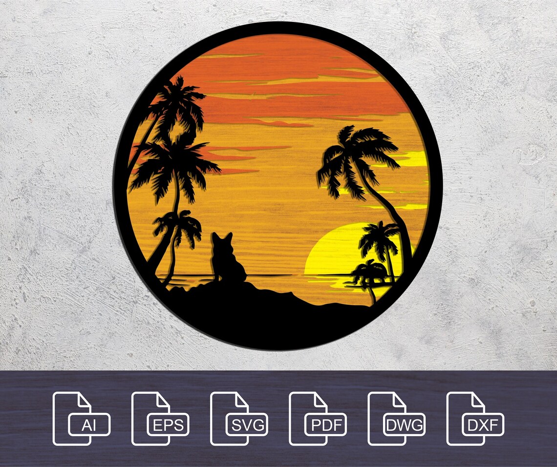 Digital File 4 Layer Laser Cut Files DXF SVG Multi-layer - Etsy