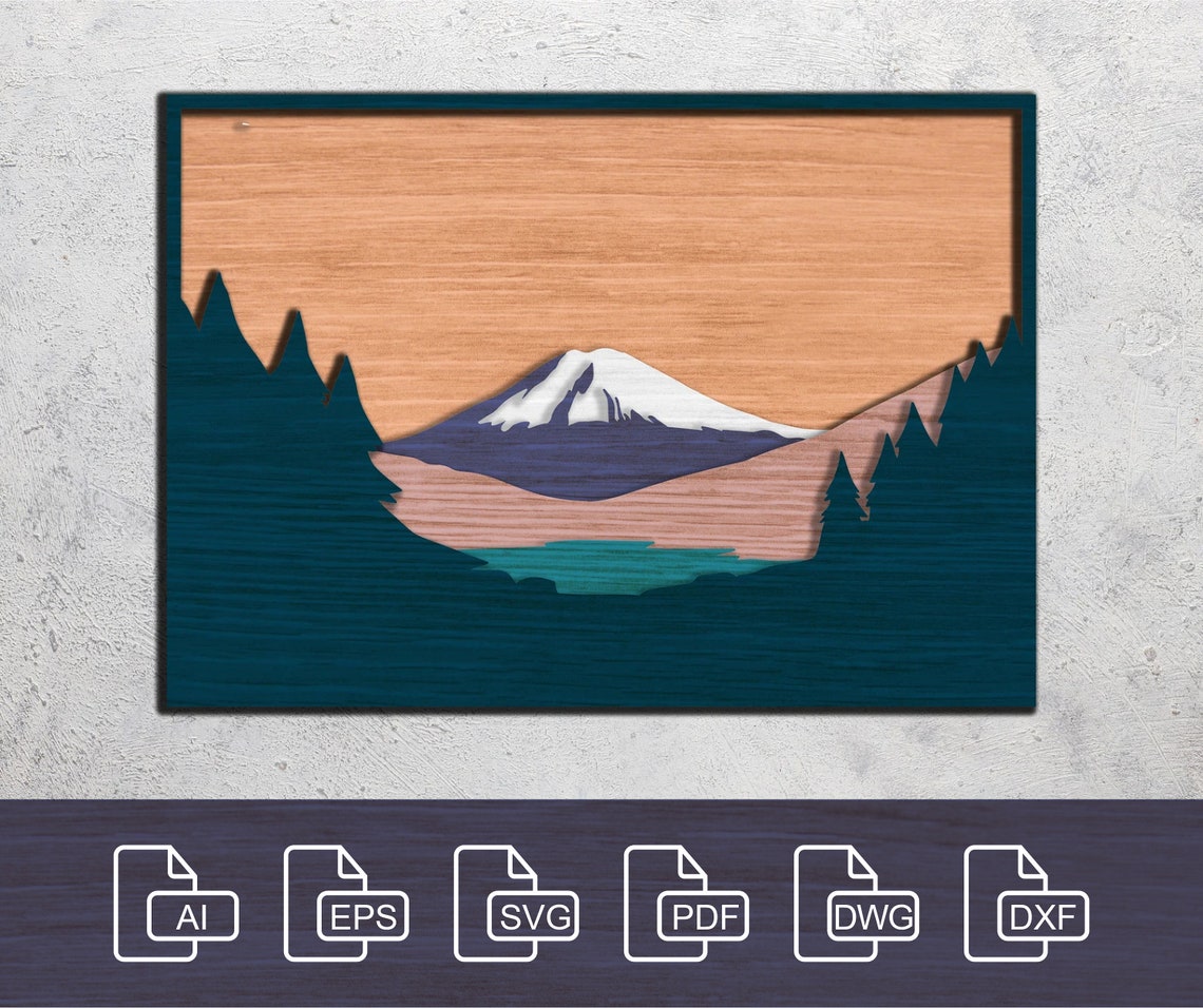 Digital File 6 Layer Laser Cut Files DXF SVG Multi-layer - Etsy