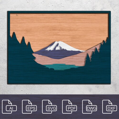 Digital File 6 Layer Laser Cut Files DXF SVG Multi-layer - Etsy