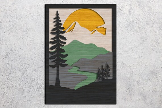 Digital File 5 Layer Laser Cut Files DXF SVG Multi-layer - Etsy