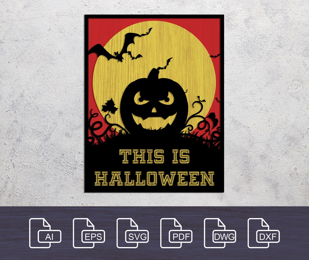 Digital File - 3 Layer Laser Cut Files, DXF, SVG, Multi-layer Files ...