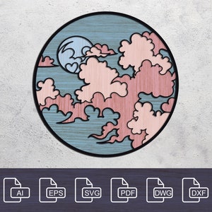 Digital File 7 Layer Laser Cut Files DXF SVG Multi-layer - Etsy